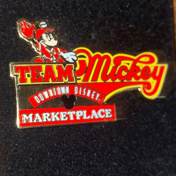 Disney | Jewelry | Disney Team Mickey Main Street Marketplace Vtg Pin ...